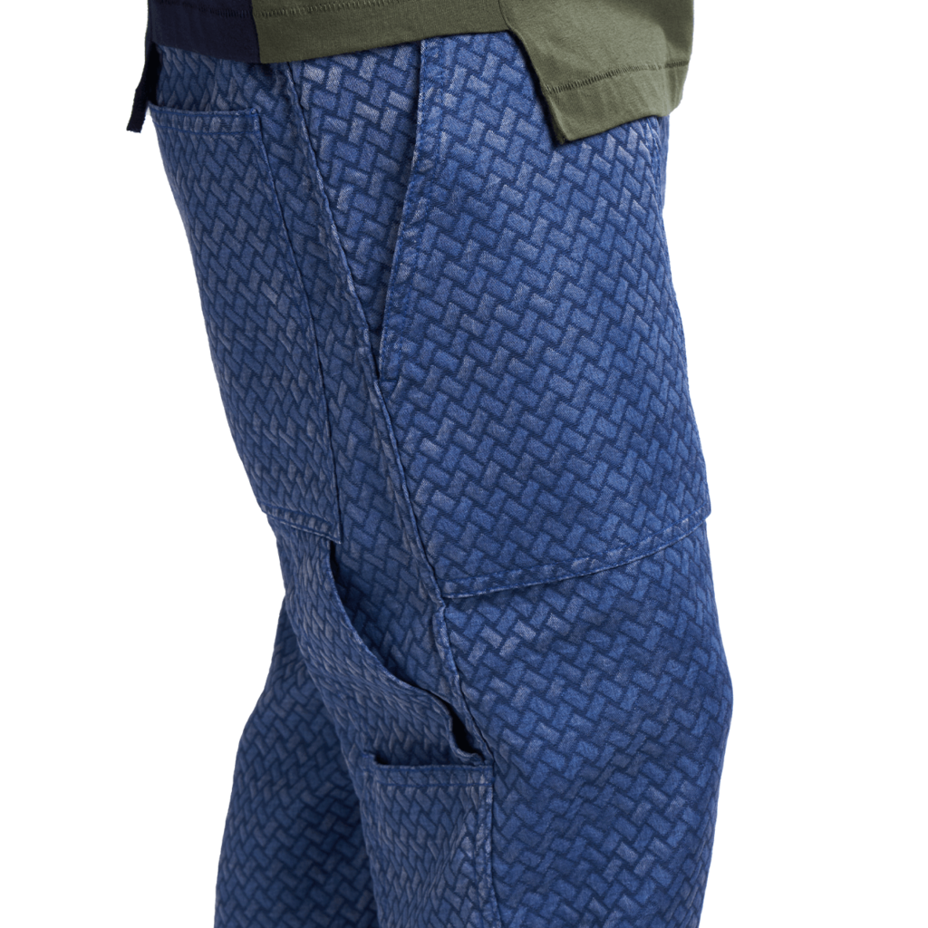 Block Denim Inside-Out Pants - Fortune WWD