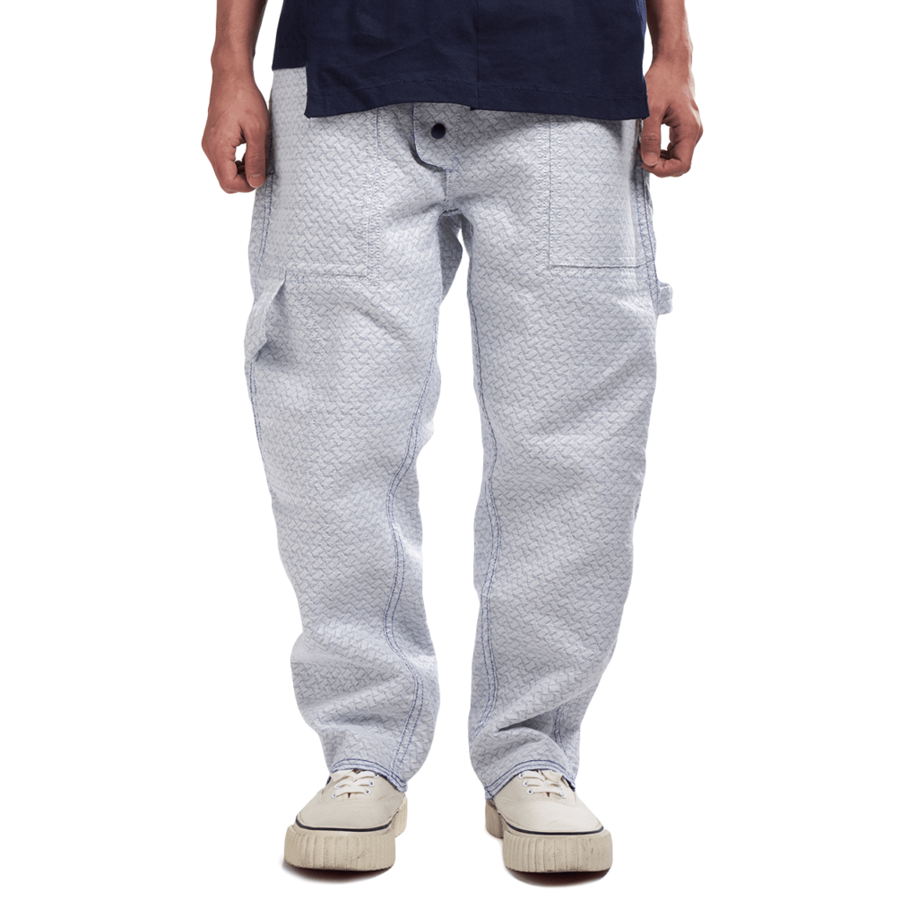 Block Denim Inside-Out Pants - Fortune WWD