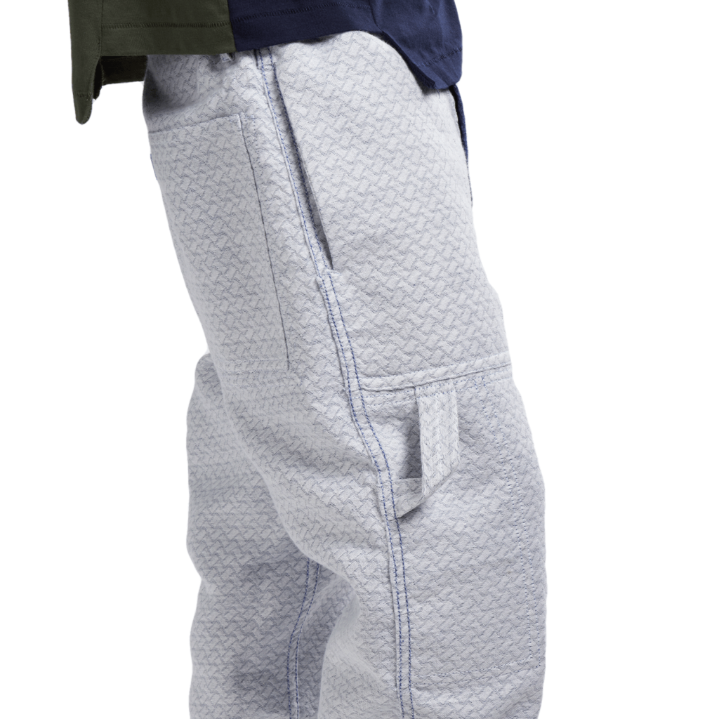 Block Denim Inside-Out Pants - Fortune WWD