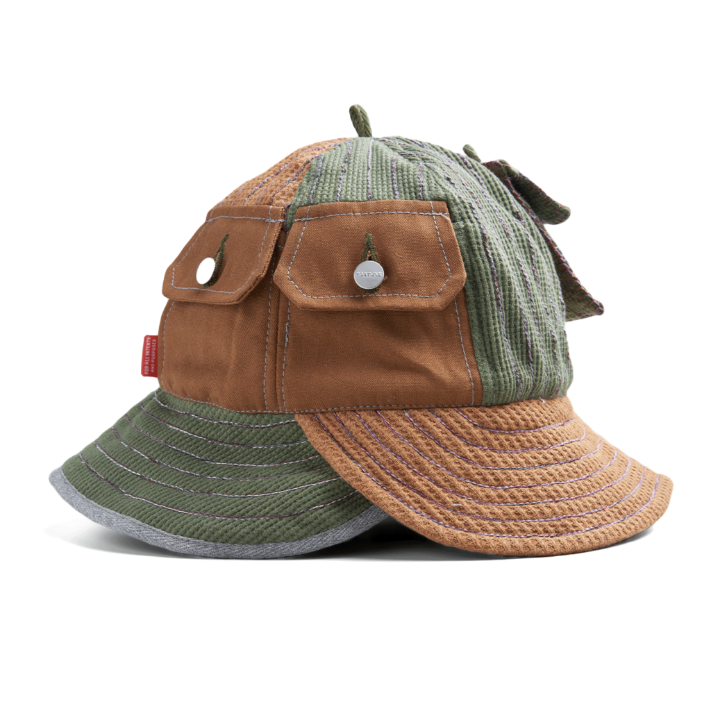 Reversible Patch Panel Dome Hat - Fortune WWD