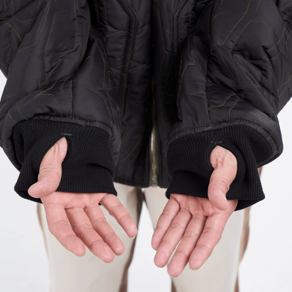 Reversible Patchwork Down Jacket - Fortune WWD