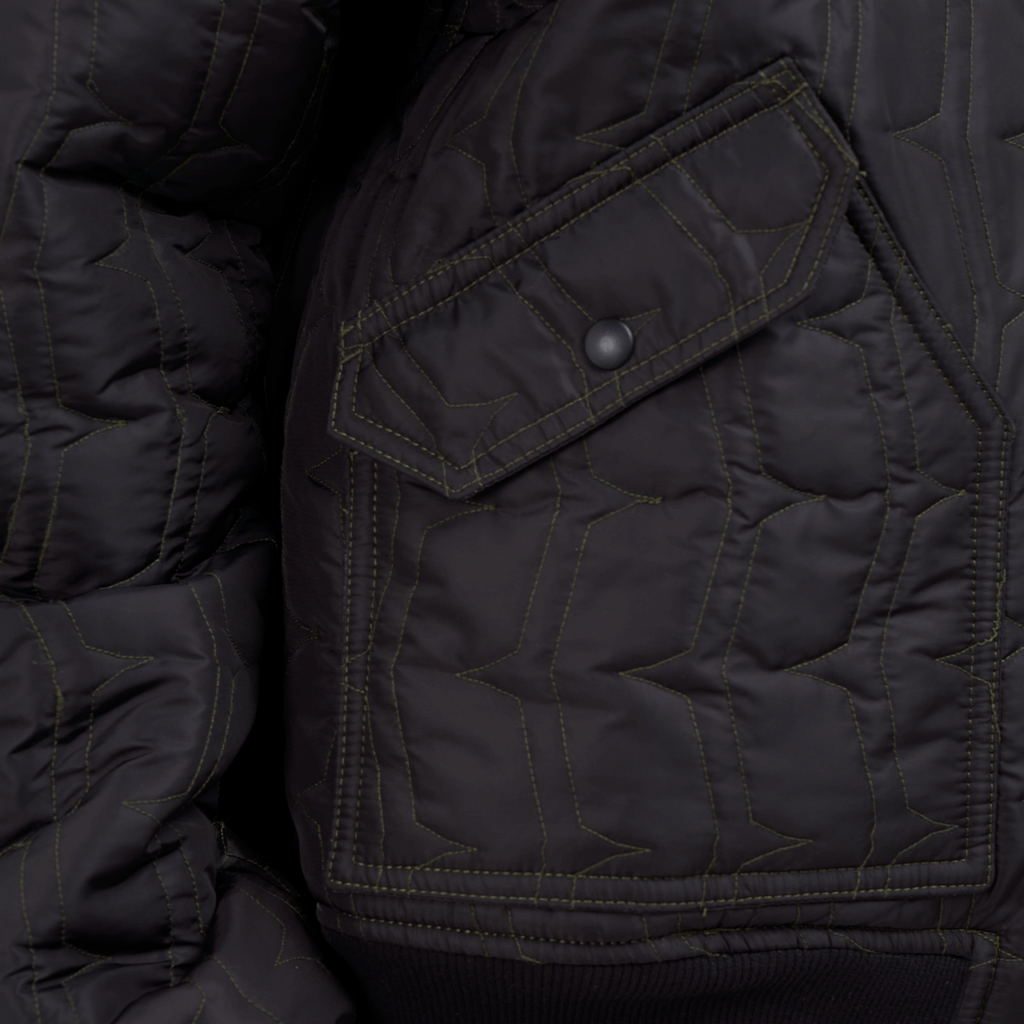 Reversible Patchwork Down Jacket - Fortune WWD