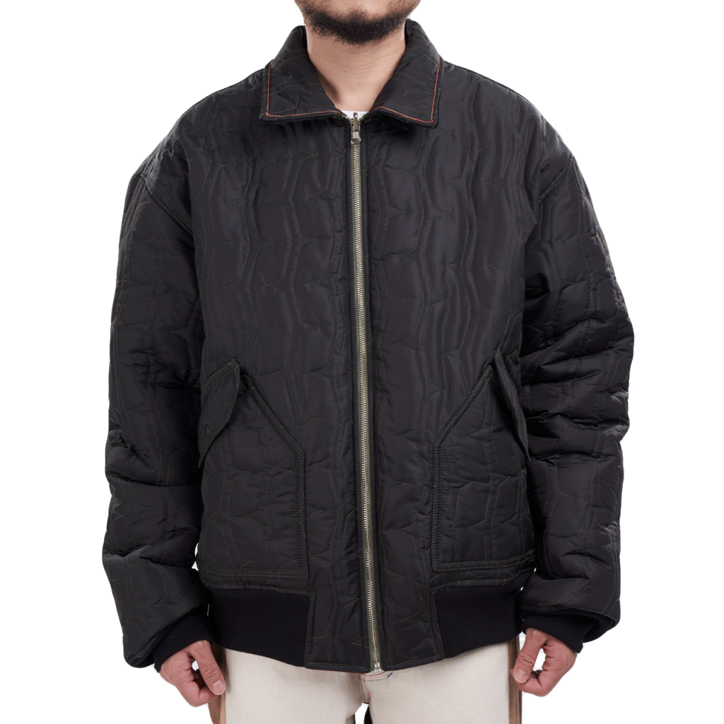 Reversible Patchwork Down Jacket - Fortune WWD