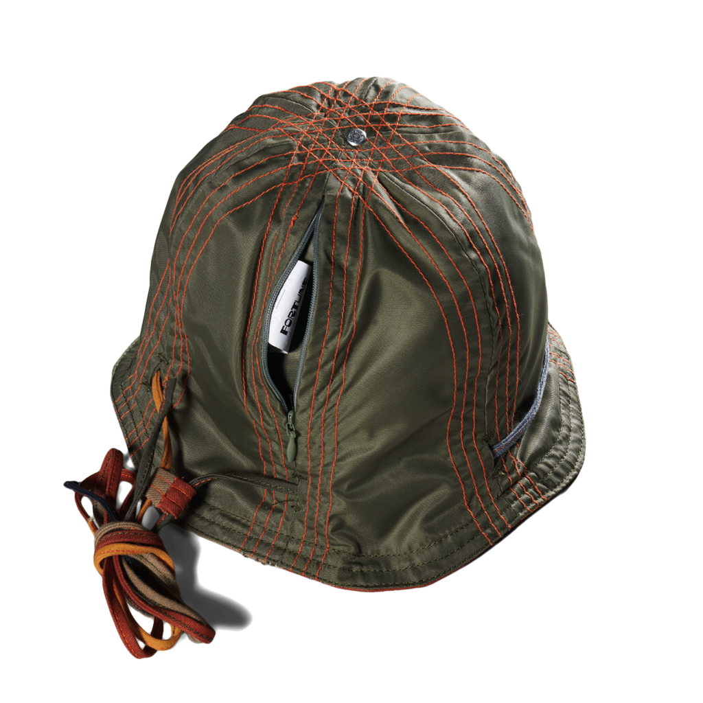 Reversible Patch-Panel Tulip Head Pouch - Fortune WWD