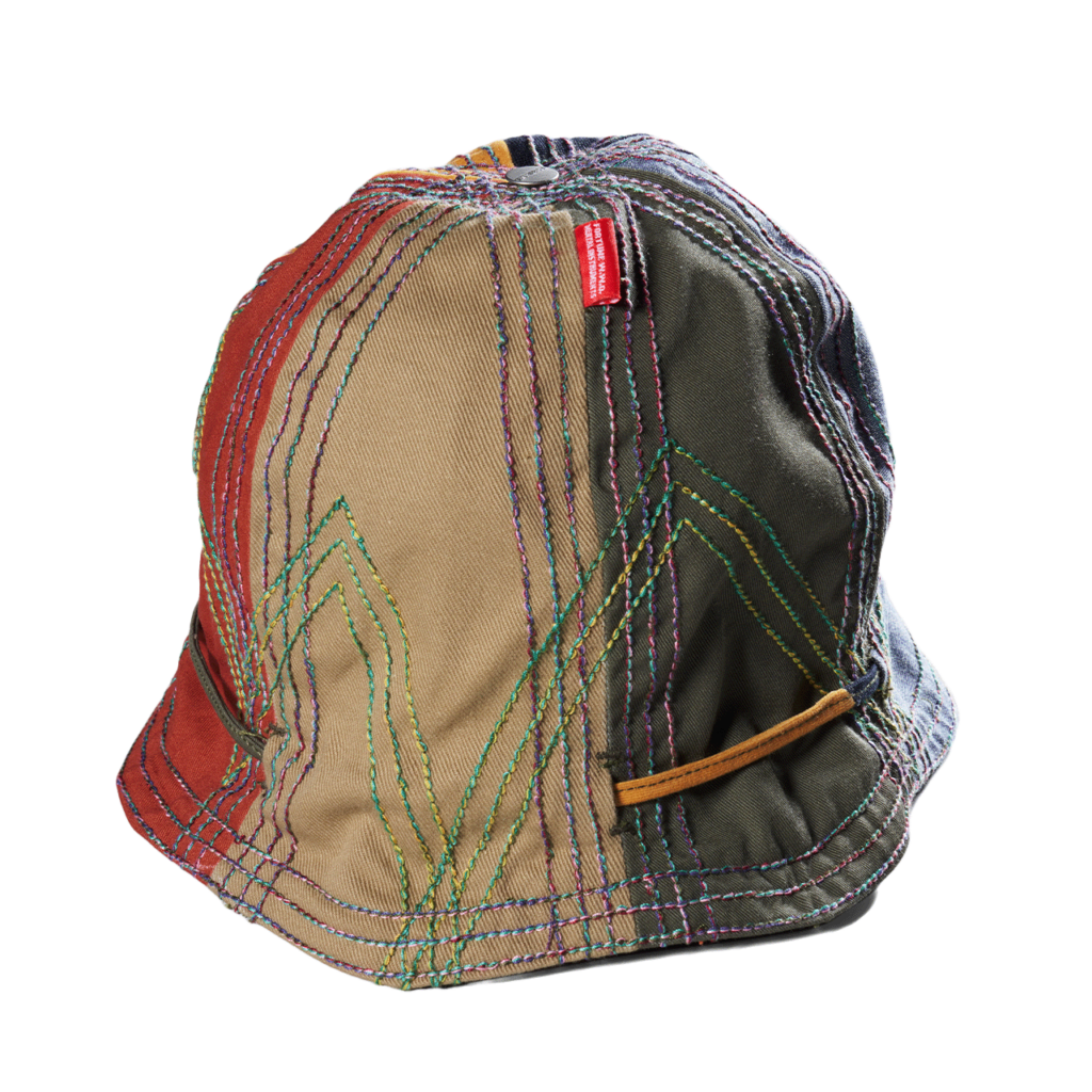 Reversible Patch-Panel Tulip Head Pouch - Fortune WWD