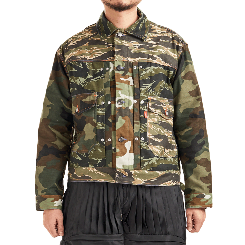 Multi-Camo Type 2 Trucker Jacket - Fortune WWD